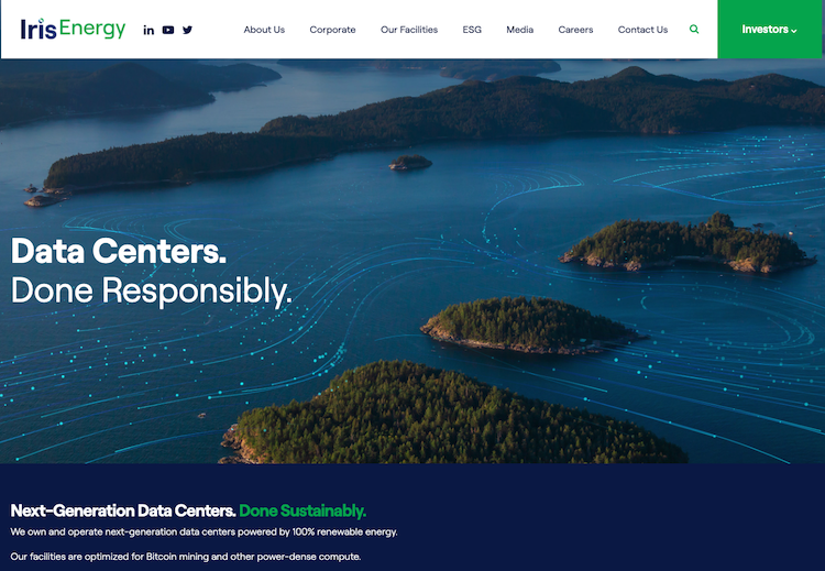 Iris Energy宣布斥资1860万美元买入一批比特大陆T21矿机